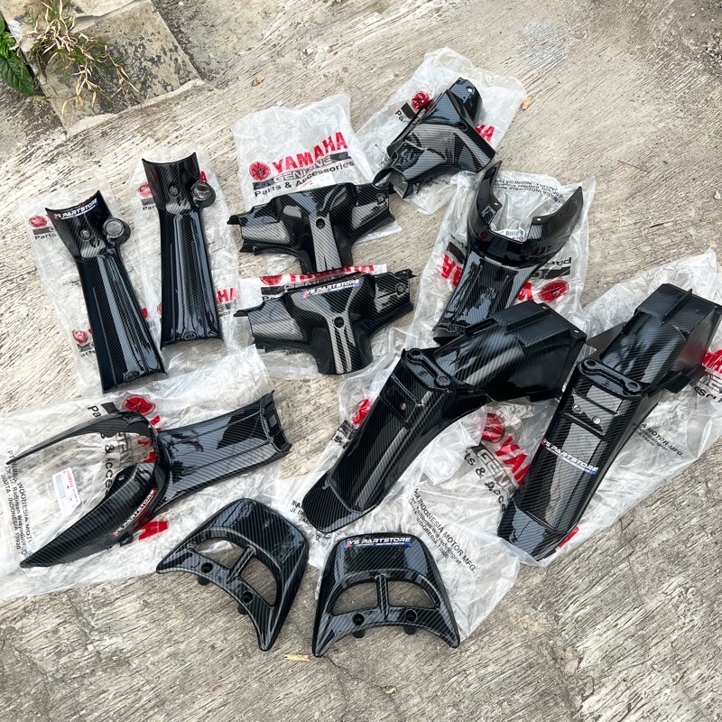 Jual cover body F1zr full original YAMAHA custom carbon Visor 125Zr ...