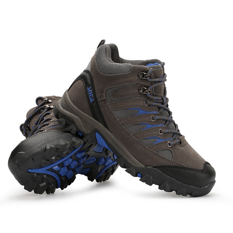 Jual Sepatu Gunung Pria SNTA 475 Original Grey Blue Mid Series / Hiking ...