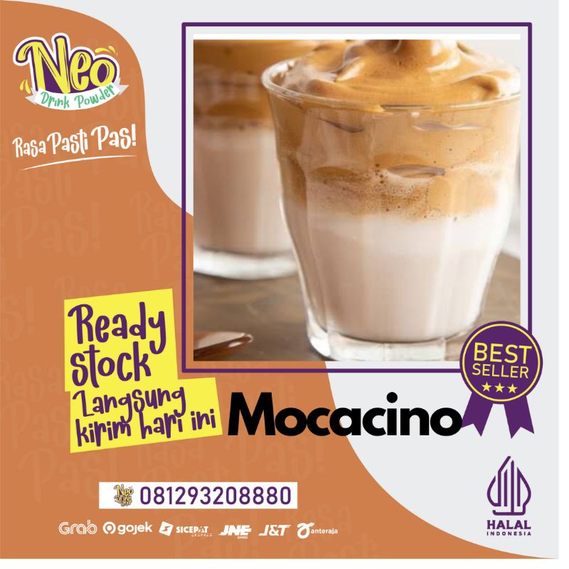 Jual Bubuk Minuman Rasa Moccacino 1 Kg/Moccacino Powder/Bubuk rasa Moccacino/Serbuk rasa ...