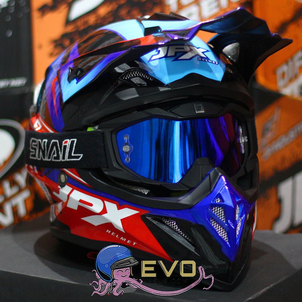 Jual JPX CROSS FOX1 - X36 SUPER BLACK PAKET GANTENG GOOGLE SNAIL ...