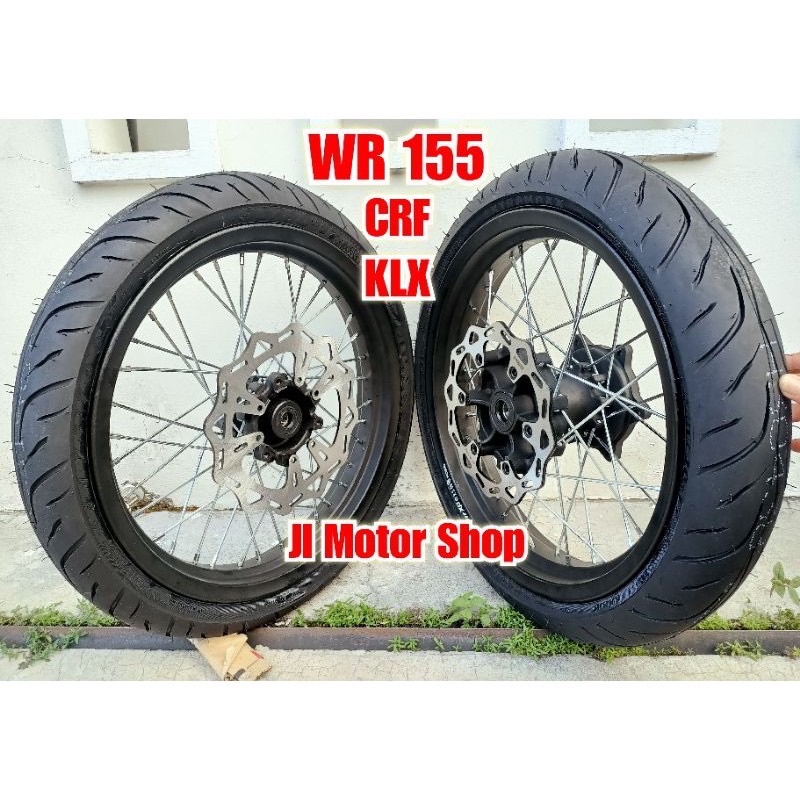 Jual Sepaket Velg Supermoto Yamaha WR 155 WR155 SEPAKET VELG SET SUPER ...