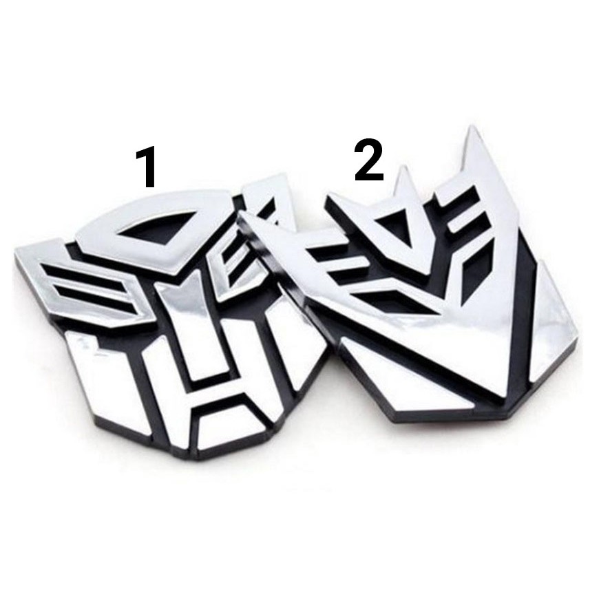 Jual Stiker Emblem Motif Transformers 3D Timbul untuk Mobil | Shopee ...
