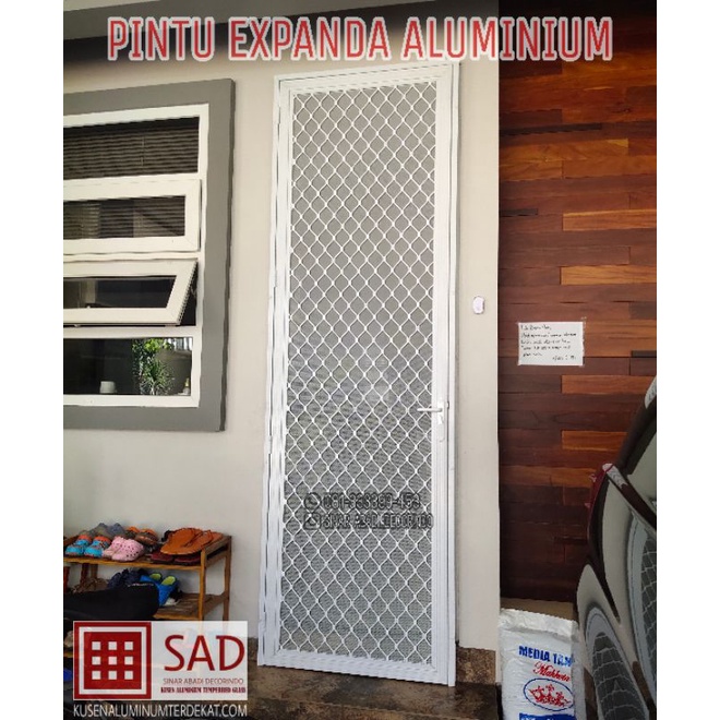 Jual pintu kawat nyamuk expanda Aluminium | Shopee Indonesia