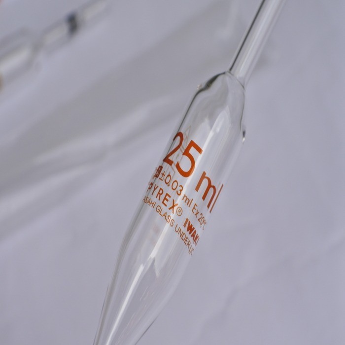 Jual Pipet isi 25 ml | Volumetric Pipette IWAKI PYREX | Shopee Indonesia