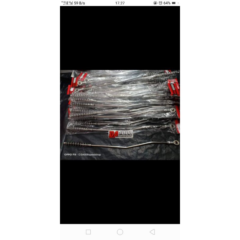 Jual kawat rem stanlis by nui racing project tiang rem selining rem nui ...