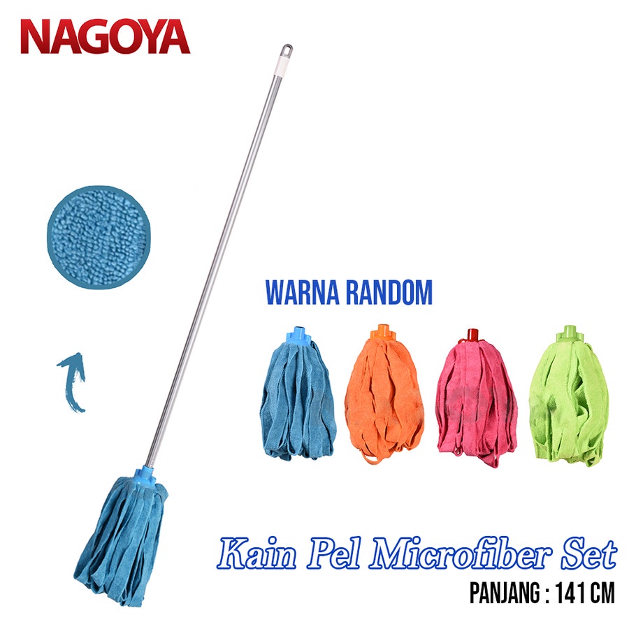 Jual Pel Alat Pel Lantai Pel Microfiber Mop Lantai Nagoya 717 | Shopee ...