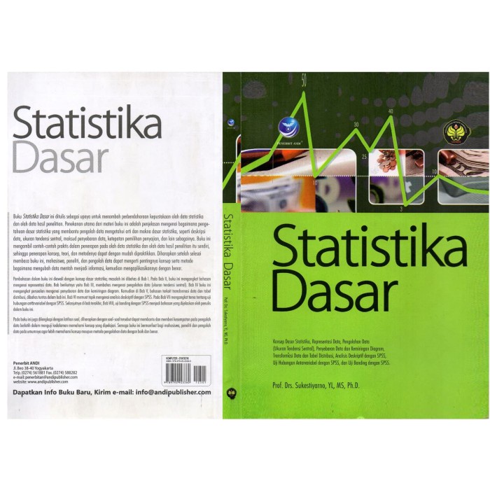 Jual Buku STATISTIKA DASAR ( SUKESTIYARNO ) | Shopee Indonesia