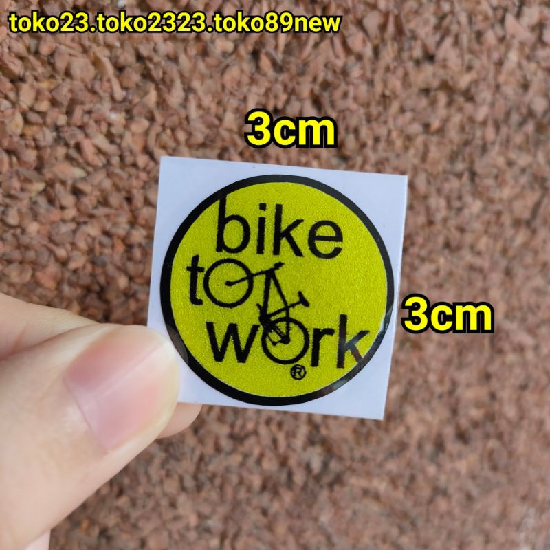 Jual stiker cutting bike to work | Shopee Indonesia