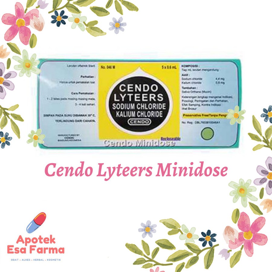 Jual Cendo Lyteers Minidose 5 x 0,6 ml Obat tetes mata sodium chloride ...