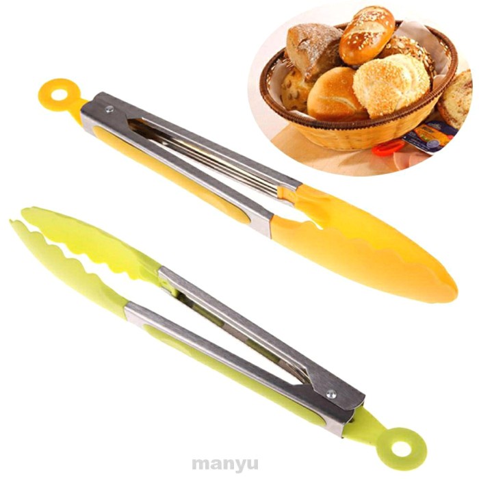 Jual Food Tong Makanan Capitan Jepitan Silikon Silicone Awet Kuat Tebal ...