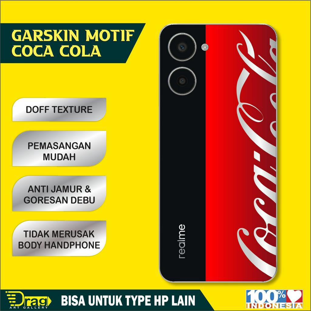 Jual Garskin Skin Custom Motif COCA COLA Realme 10 Pro Plus C33 C35 C55 ...