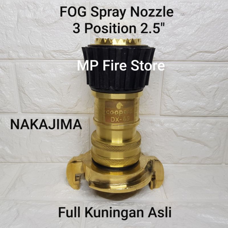 Jual Fire FOG Nozzle NAKAJIMA 2.5 " Jet Spray Variable 3 Position ...