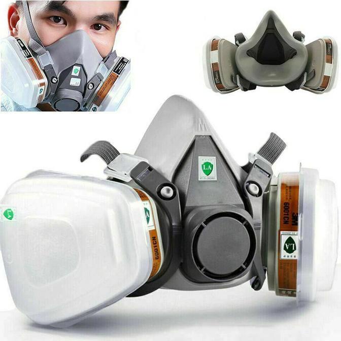 Jual Masker 6200 Respirator Gas / Polusi Debu Asap / Cat Pilox 5N11 N95 ...