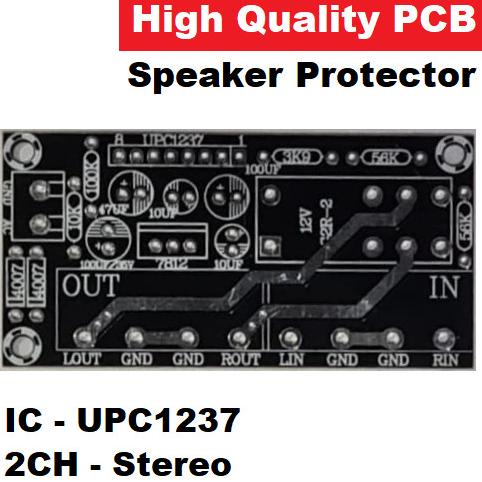 Jual PCB Speaker Protector Stereo IC UPC1237 Proteksi Protektor ...