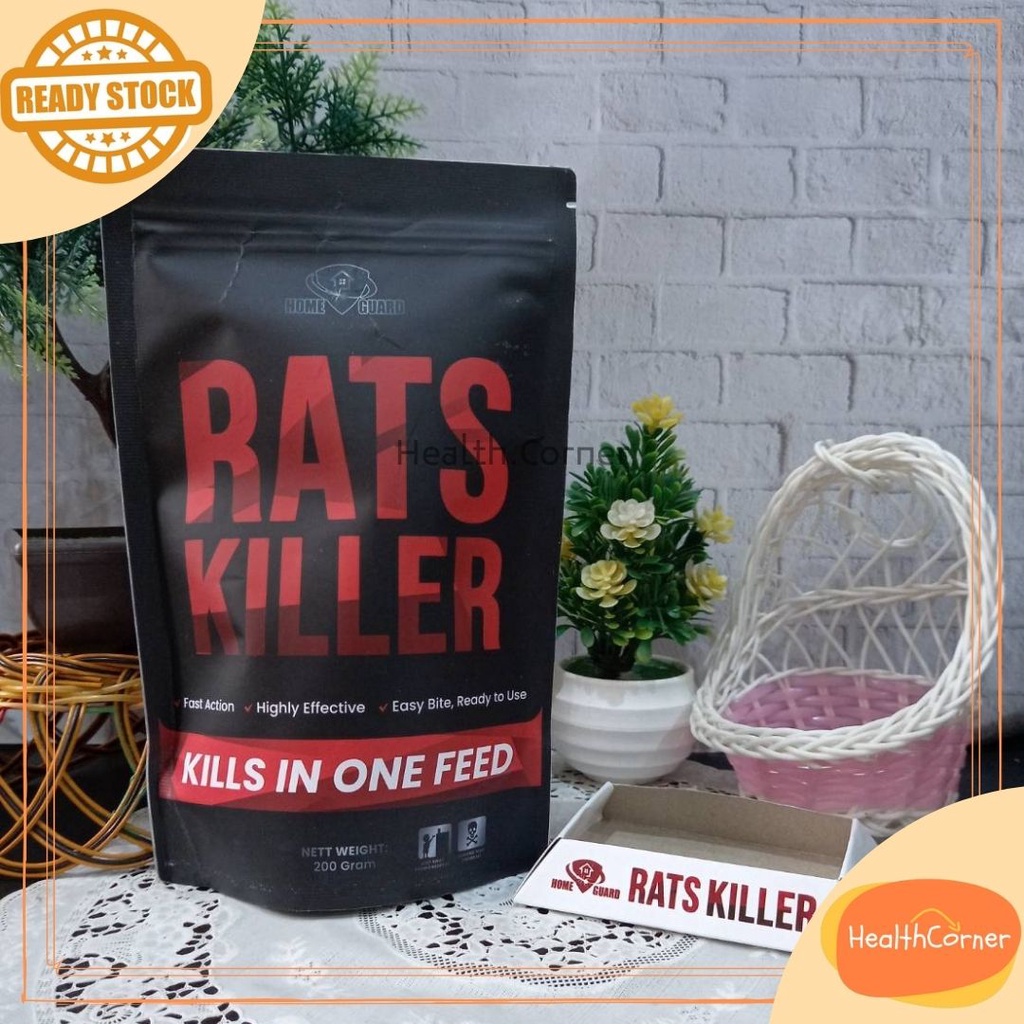 Jual Home Guard Rats Killer Racun Tikus Mati Kering, Tidak Meninggalkan ...