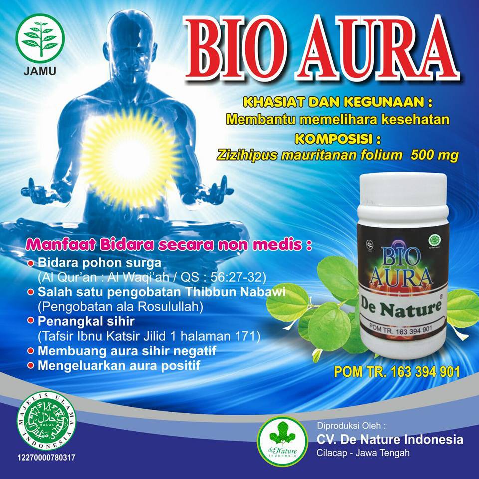 Jual Bio Aura Herbal Solusi Penenangan Diri 100% Original De Nature ...