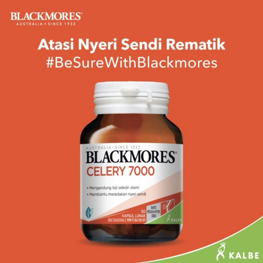 Jual Blackmores Celery 7000 Seledri Vitamin Sendi Obat Nyeri Rematik ...