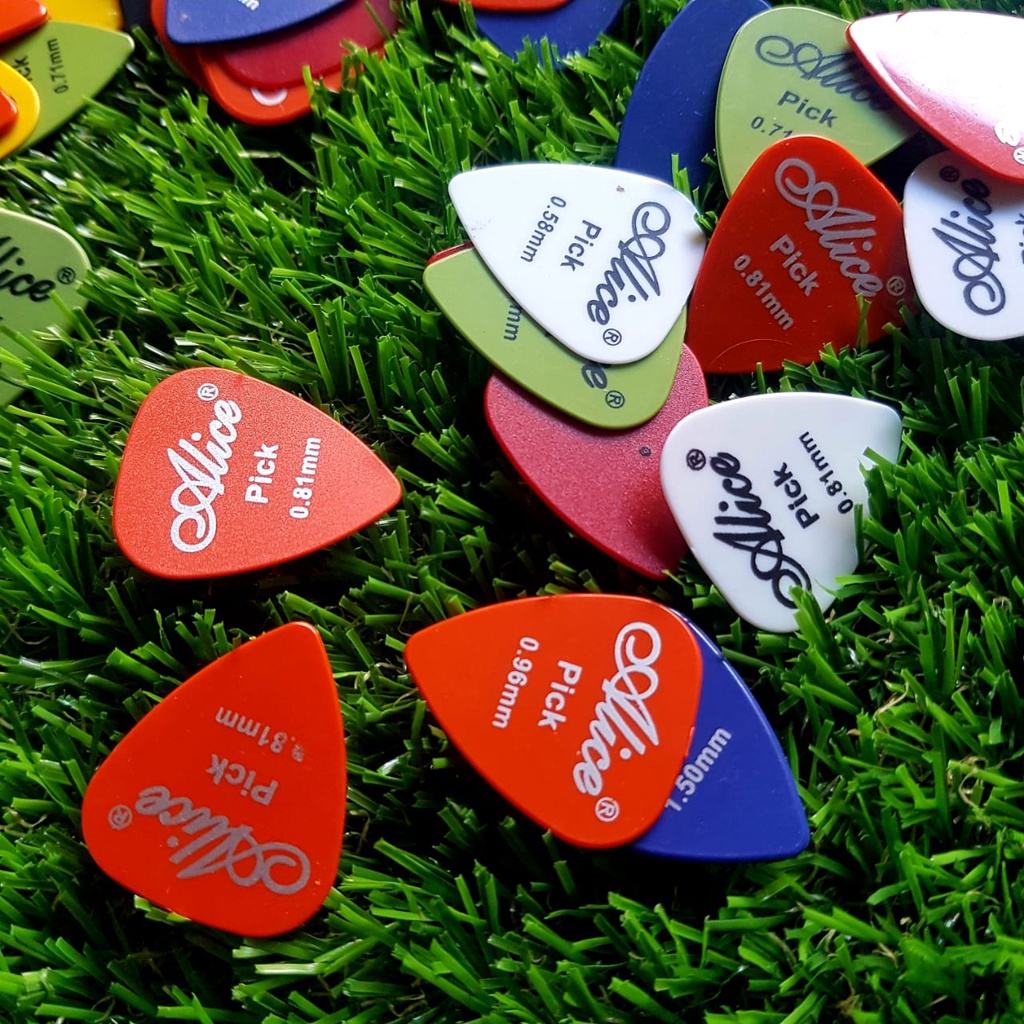 Jual Pick Gitar Alice Original Akustik Elektrik Multi Color | Shopee ...