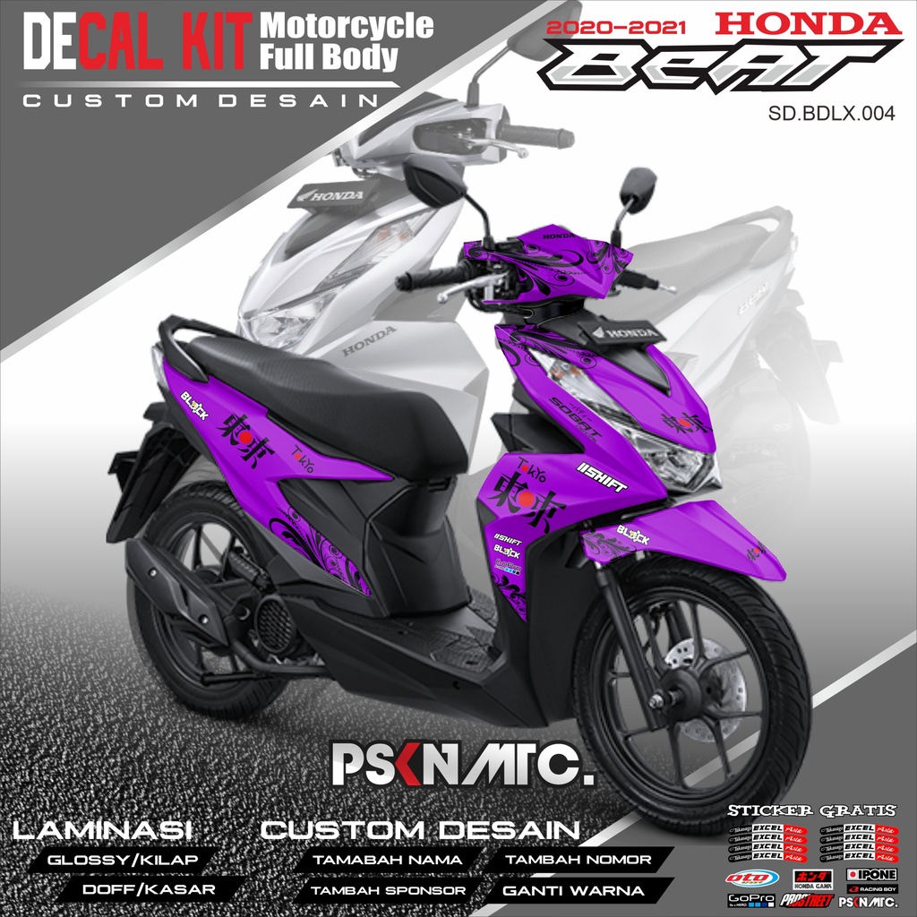 Jual Decal BEAT 2020 - Dekal Stiker Striping Fullbody Fullblock List ...