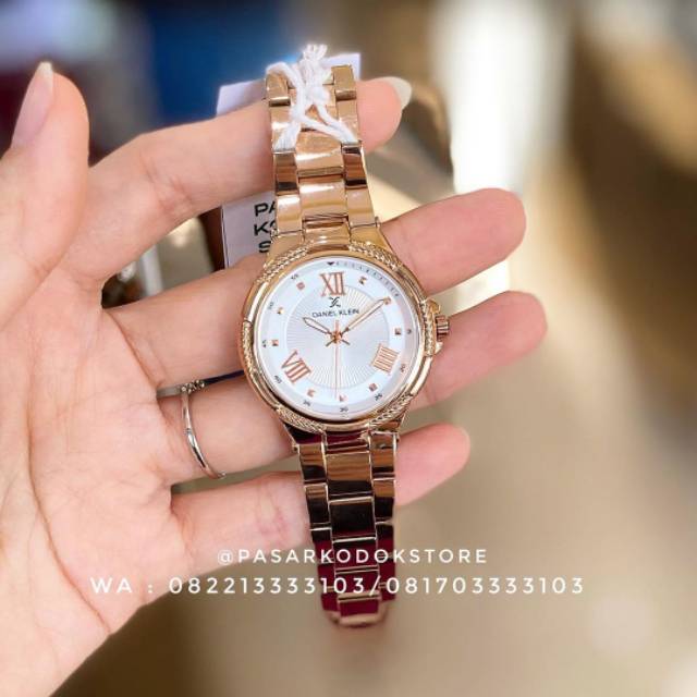Jual JAM TANGAN DANIEL KLEIN ORIGINAL DK 12086-2 ROSEGOLD ASLI | Shopee ...