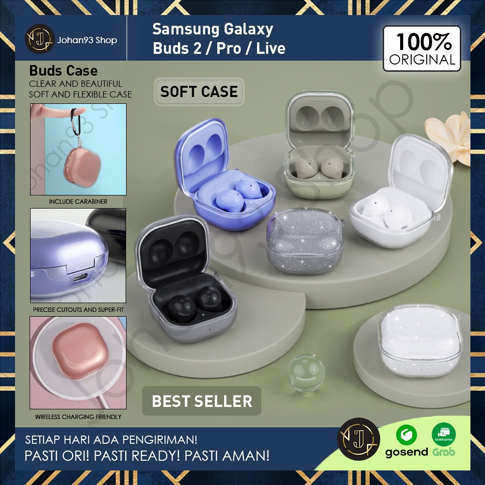 Jual Case Samsung Galaxy Buds 2 / Pro / Buds Pro / Live / Fe Soft Clear ...