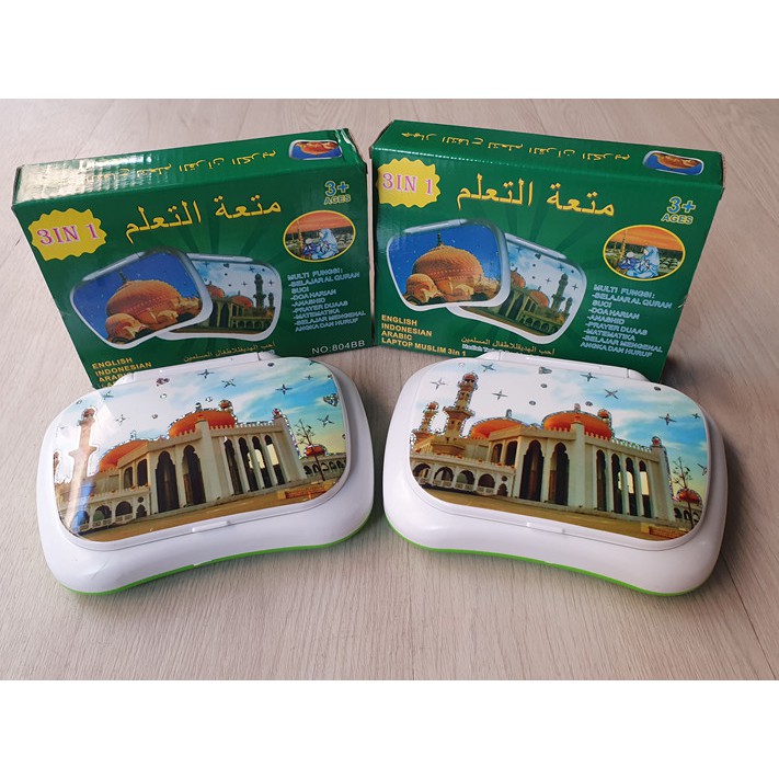Jual MAINAN ANAK LAPTOP MUSLIM 3IN1 LAPTOP 3BAHASA ISLAMI MAINAN ...
