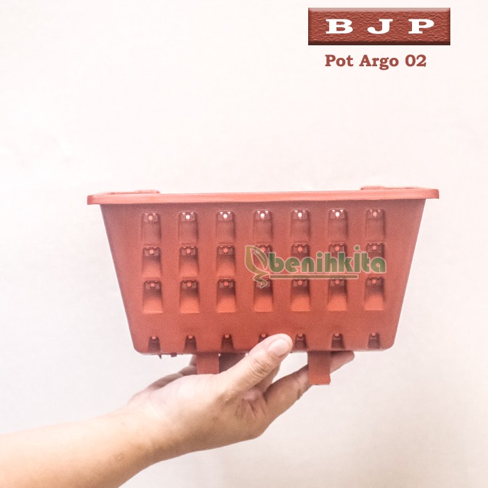 Jual Pot Tempel Tanaman-Bunga Argo 02 Cokelat - (BJP) | Shopee Indonesia
