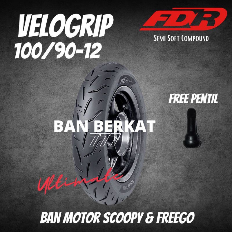 Jual Ban Depan Motor Scoopy / FDR Velogrip 100/90 Ring12 Semi Soft ...