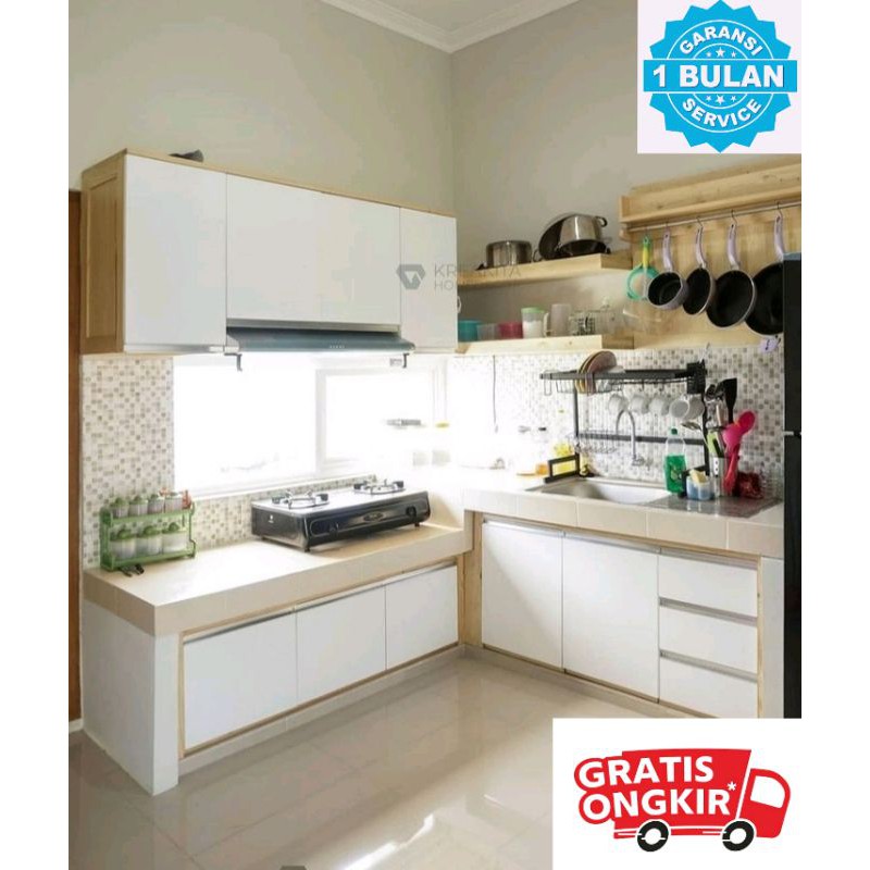 Jual Kitchenset minimalis bisa custom | Shopee Indonesia