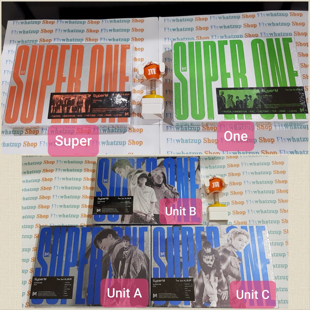 Jual SuperM Super One [1st Full Album] Official Album SEALED | Shopee ...