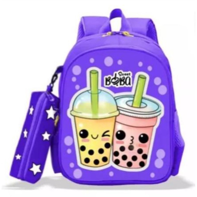 Jual Tas Boba - Tas anak sekolah - Tas Ransel Anak - Karakter kartun Boba terbaru 2022 untuk TK ...