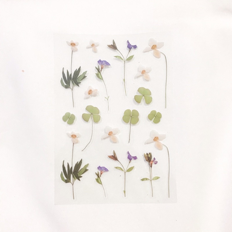 Jual Vintage sticker sheet Sticker tumbuhan Hiasan Journal Scrapbook ...