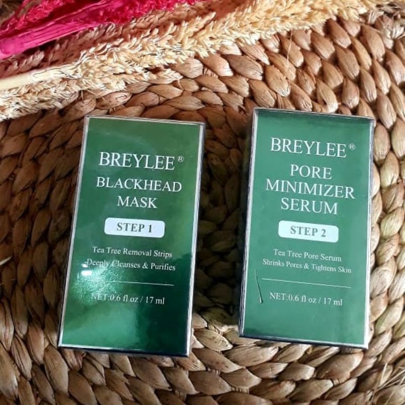 Jual BPOM MASKER KOMEDO BREYLEE BLACKHEAD MASK STEP 1 & PORE MINIMIZER ...
