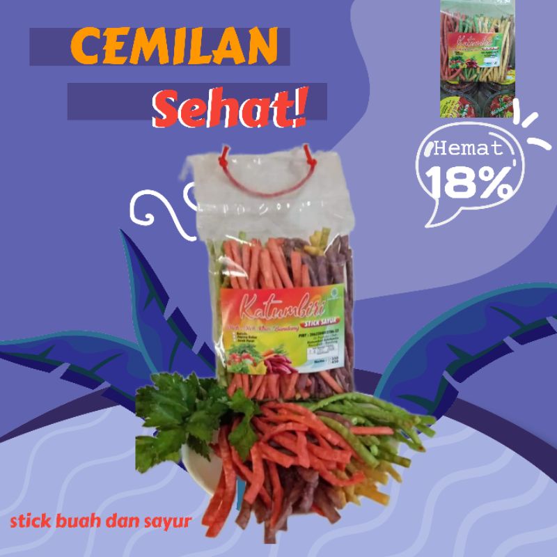 Jual STICk SAYUR DAN BUAH/SNACK CEMILAN SEHAT | Shopee Indonesia