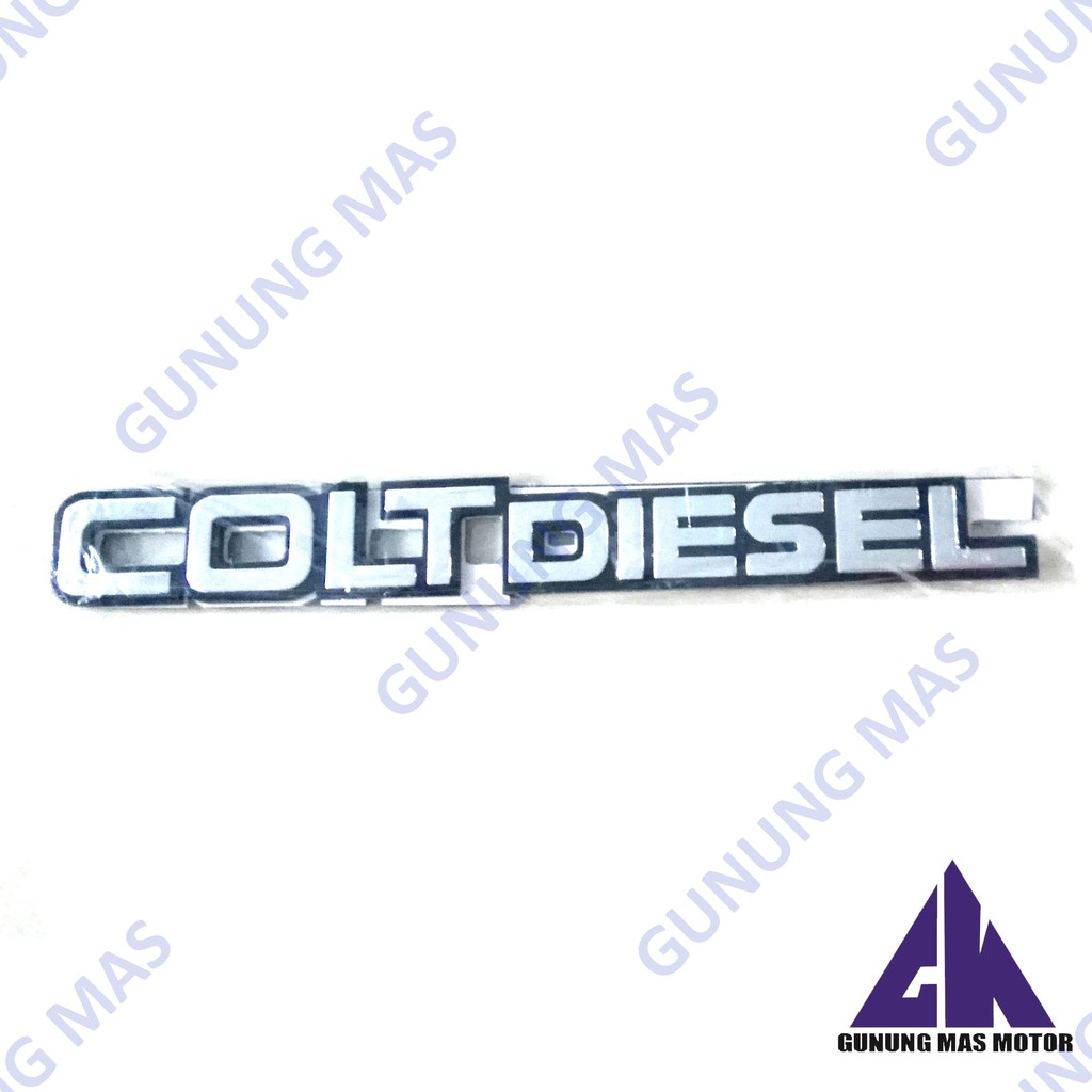 Jual Emblem Tulisan Colt Diesel Coltdiesel Mitsubishi Chrome | Shopee ...