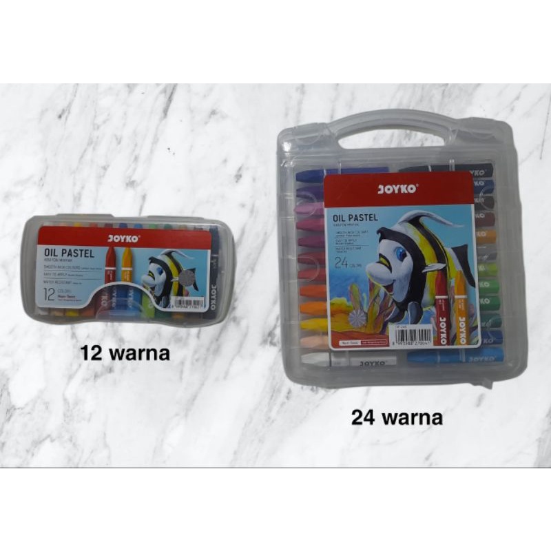 Jual Crayon Krayon Joyko 12 Warna 24 Warna | Set Alat Mewarnai Krayon ...