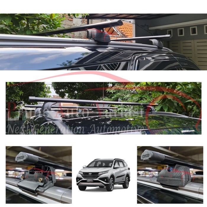 Jual Roof Rack Crossbar Autoboy Premium Hitam - All New Terios 2018 ...