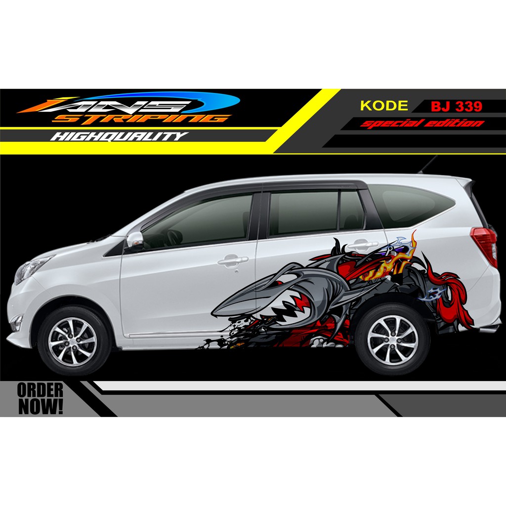 Jual DECAL STICKER MOBIL SIGRA, CALYA / STICKER MOBIL / VARIASI STICKER ...