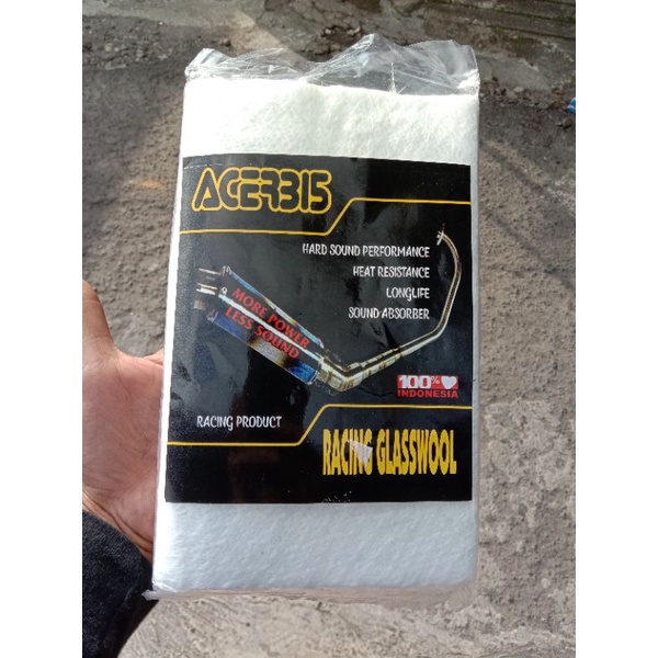Jual glasswool gasbul peredam knalpot 2 stroke 4 stroke 2 tak 4 tak all ...