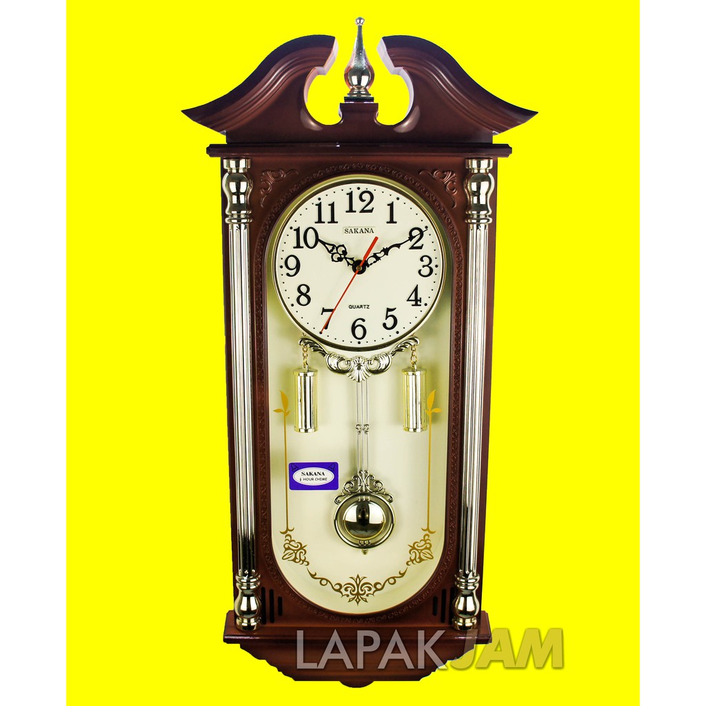 Jual Jam Dinding Bell Bandul Merk Sakana Seri 323/Best Seller/Awet ...