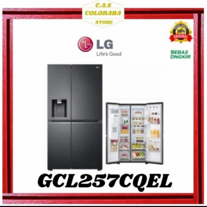 Jual KULKAS LG GCL257CQEL KULKAS SIDE BY SIDE INVERTER GC-L257CQEL GCL257 GC-L257 KULKAS LG SIDE ...
