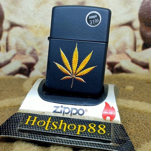 Jual Zippo Original Gold Leaf 8471 Orange Seal | Shopee Indonesia
