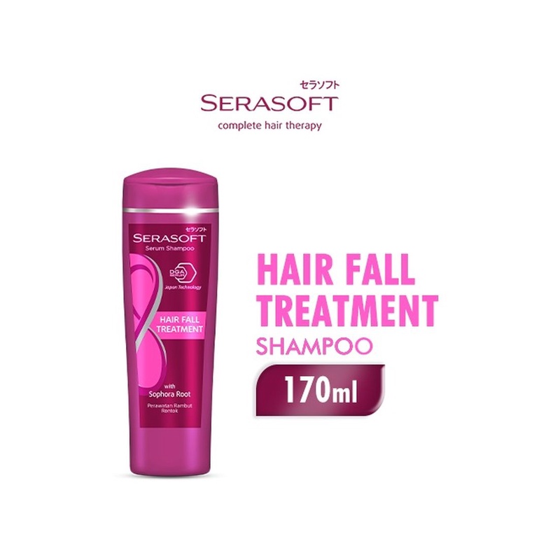 Jual Shampoo Sampo Serasoft Hair Fall dan Anti Dandruff 170 ml | Shopee ...