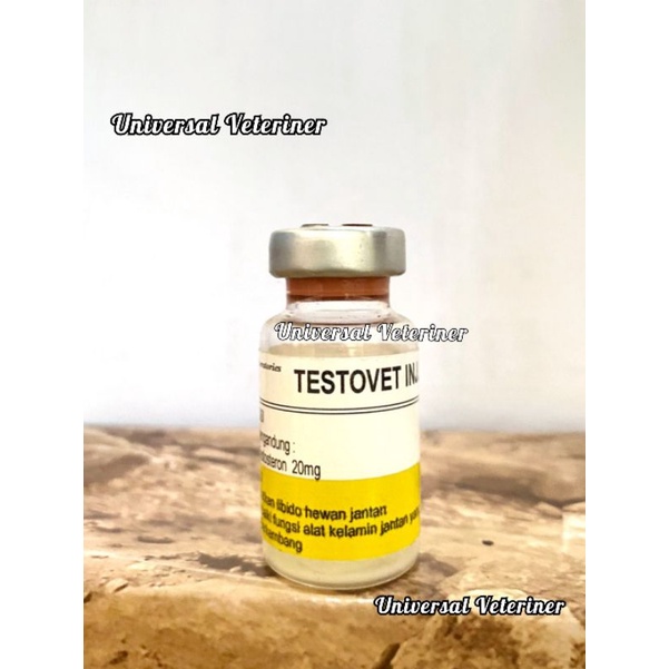 Jual HORMON TESTOSTERON- PERANGSANG BIRAHI HEWAN- TESTOVET INJ MEYER ...