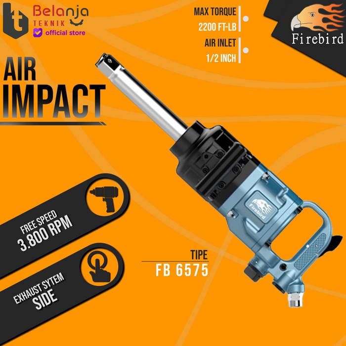 Jual Firebird Air Impact Wrench FB 6575 Pin Less Hammer 1 Inch FB6575 ...