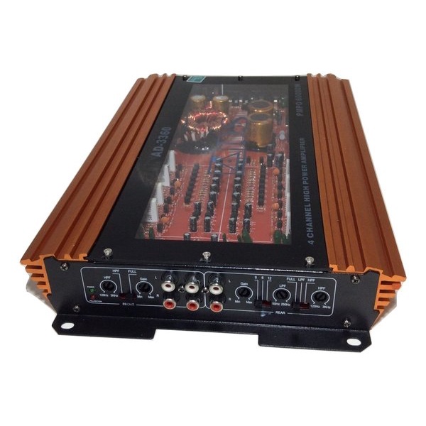 Jual Power amplifier mobil tranfaran ads ad3360. 4 Chenel mosfet ...