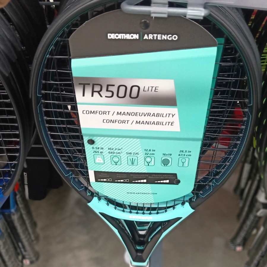 Jual Raket Tenis Dewasa TR500 Lite RAKET TENIS ARTENGO TENIS LAPANGAN ...