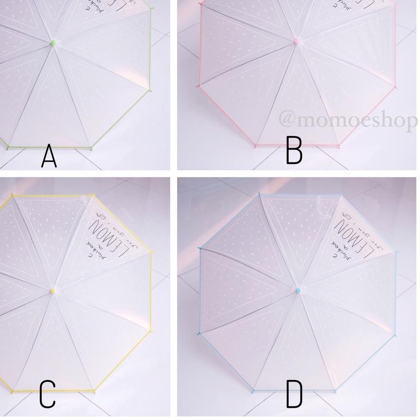 Jual ♡ Payung Lipat Umbrella Hujan Jepang Korea Transparan Dekorasi ...