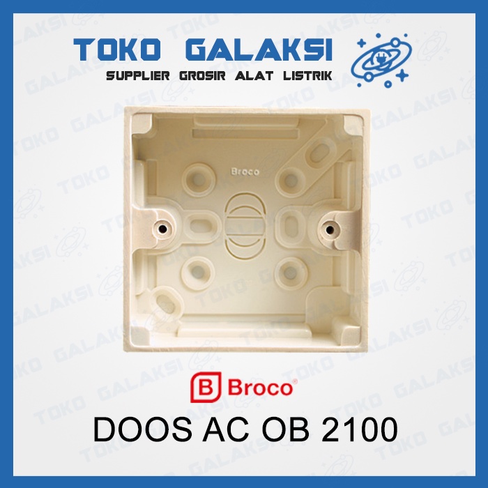 Jual Broco 2100 Doos AC OB Dos Surface Mounting Box | Shopee Indonesia