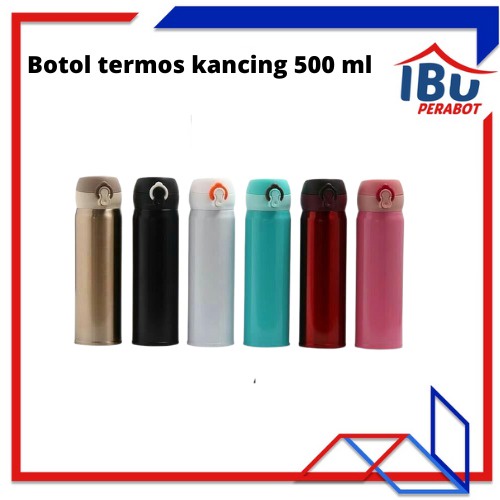 Jual BOTOL TERMOS KANCING 500ML / botol viral unik | Shopee Indonesia